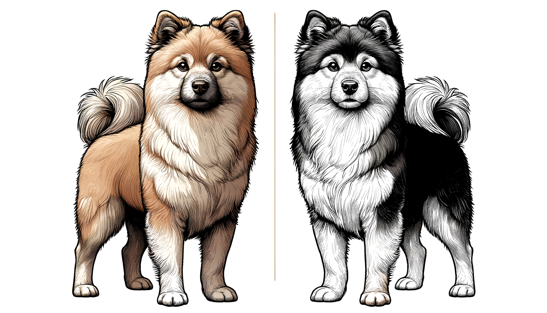 coloringpage-realistic-style-dog-dall-e-3-1720330935244 | AI Coloring ...